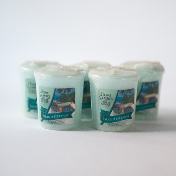 Yankee Candle | Accents | Set Of 5 Yankee Candle Island Getaway ...